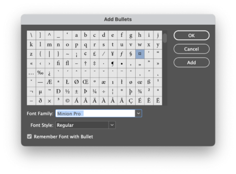2 Quick Ways to Add Bullet Points in Adobe InDesign