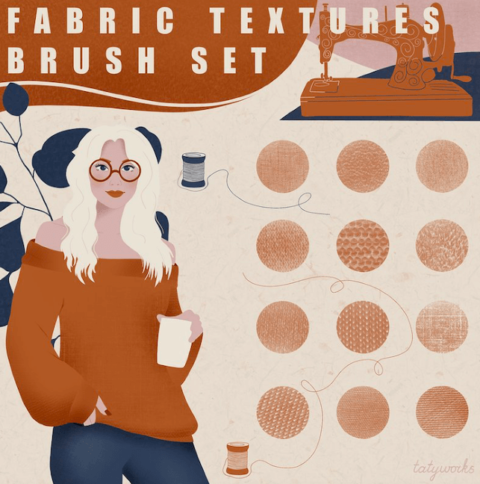 30 Best Free Procreate Texture Brushes for 2025