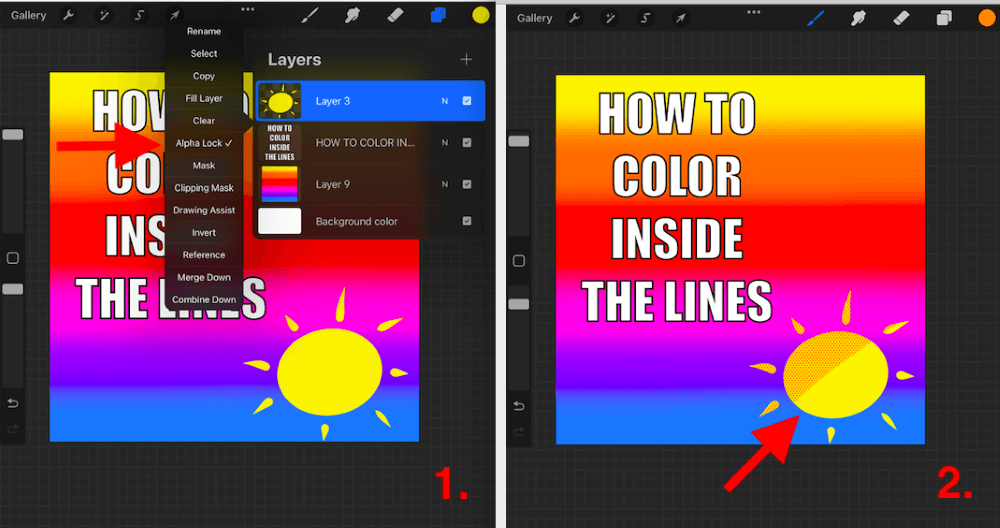 2 Quick Ways to Color Inside the Lines in Procreate 2 Quick Ways to Color Inside the Lines in Procreate
