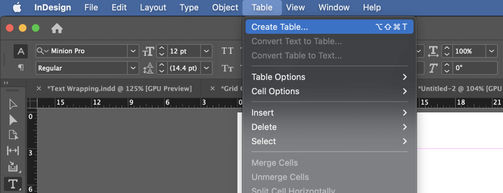 3 Easy Ways To Create A Table In Adobe InDesign