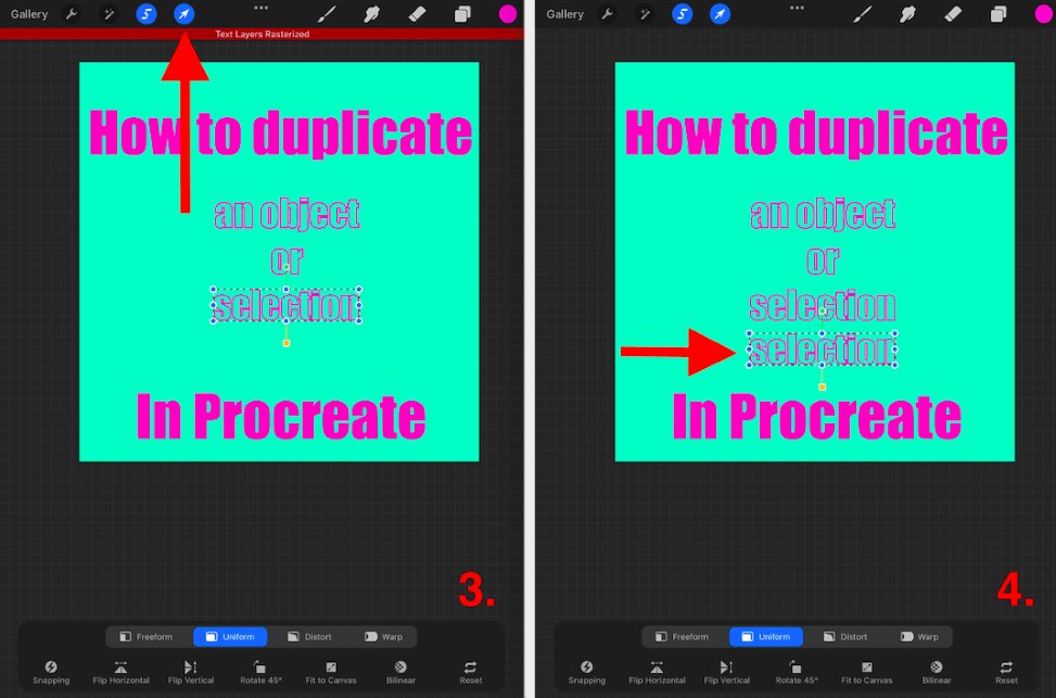 How to Duplicate a Layer/Object/Selection in Procreate How to Duplicate a Layer/Object/Selection in Procreate