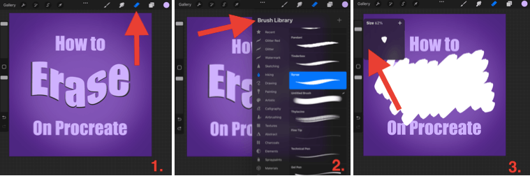 How To Erase On Procreate Step by Step Guide 
