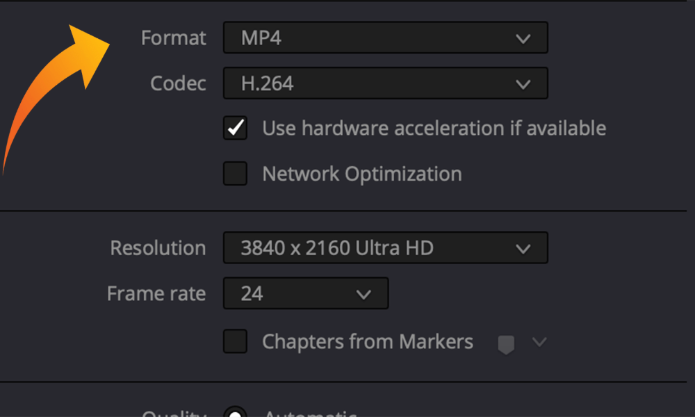 How To Export A DaVinci Resolve Project As MP4