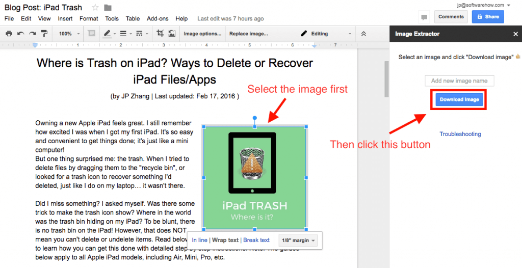 5 Quick Ways To Extract Or Save Images From Google Docs