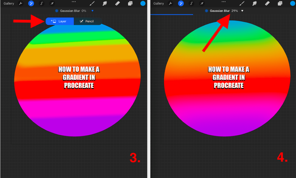 How To Make A Gradient In Procreate 4 Steps Tips 