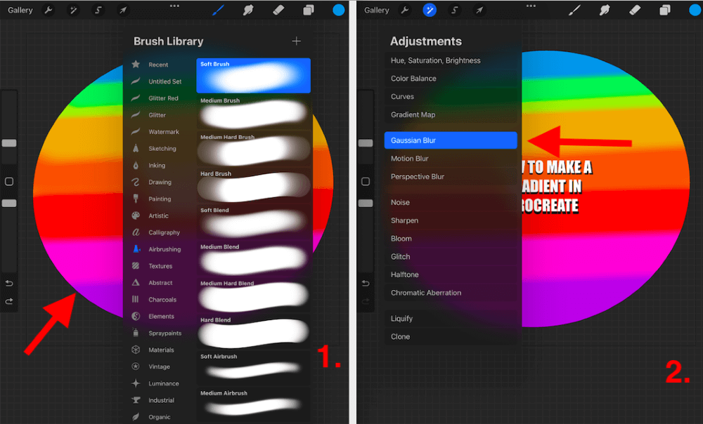 How To Make A Gradient In Procreate 4 Steps Tips 