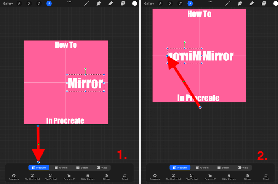 How To Mirror On Procreate In 4 Steps Detailed Guide 