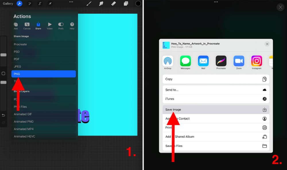 How To Print From Procreate Quick 4 Step Guide 