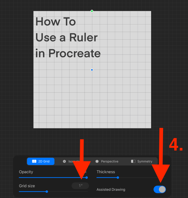 How To Use A Ruler In Procreate 8 Steps Pro Tip 