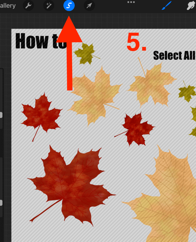  How To Select All Of One Color In Procreate Hong Thai Hight Shool