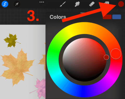 How to Select All of One Color in Procreate (2 Methods)