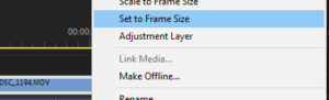 How to Set or Change Frame Size in Adobe Premiere Pro