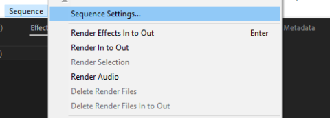 How to Set or Change Frame Size in Adobe Premiere Pro