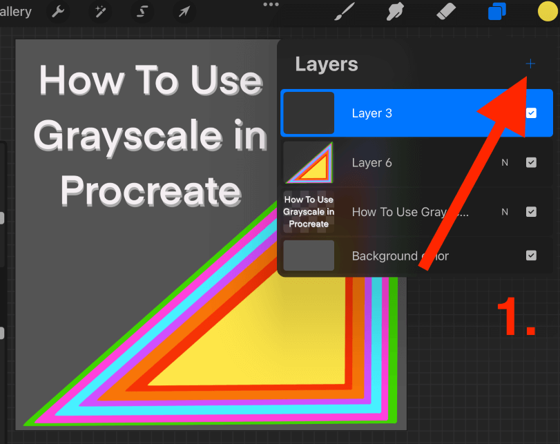 How To Use Grayscale In Procreate 3 Easy Steps 