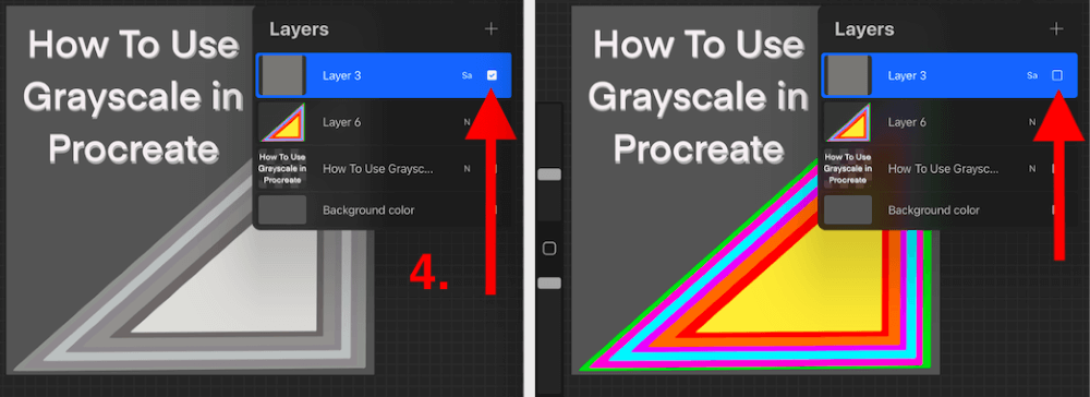 How To Use Grayscale In Procreate 3 Easy Steps 