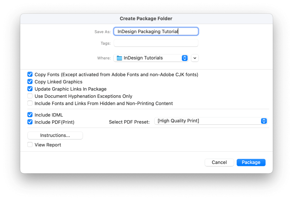 How To Package An InDesign File Step by Step Tips 